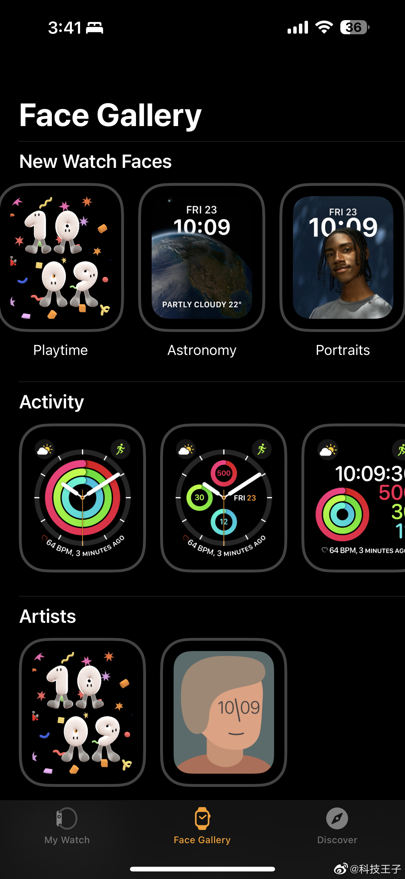 watchOS 10 史努比表盘
